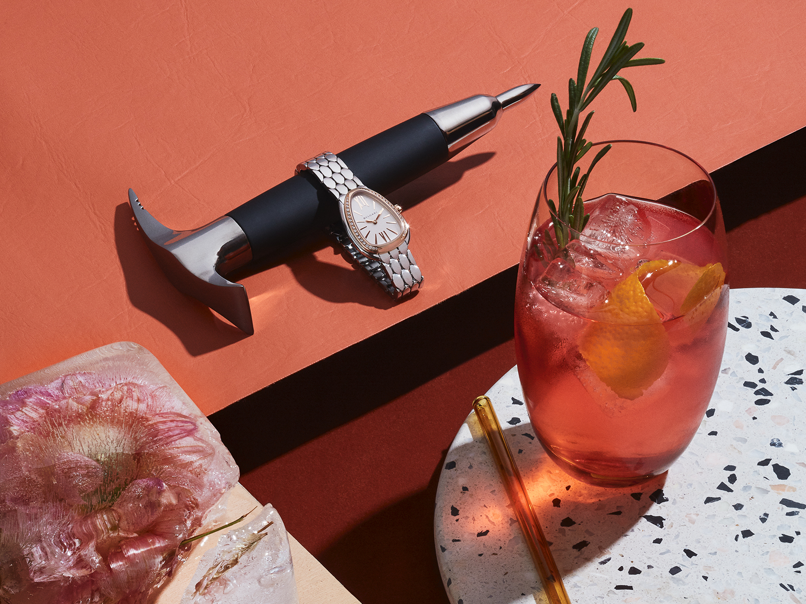 Sip and Shine: Holiday Cocktails Paired with Icy Timepieces - S Magazine