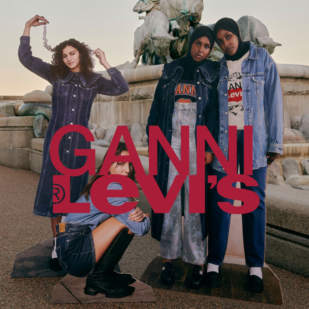 Level Up Your Denim Game With The Latest Ganni x Levi's Collection
